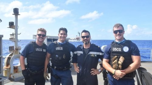 FS Ventose and USCGC Valiant Exercise North of Haiti – SeaWaves Magazine